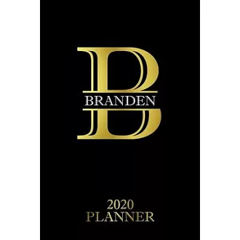 博客來-Branden: 2020 Planner - Personalised Name Organizer - Plan Days ...