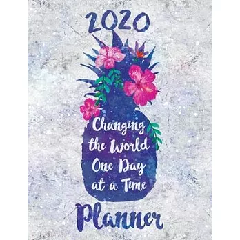 博客來-2020 Weekly Monthly Planner Pineapple Blue: January to December ...