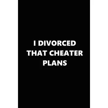 博客來-2020 Weekly Plans Funny Theme Divorced Cheater Plans Black White ...