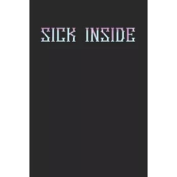 博客來-Sick Inside: Notebook A5 for Anime Merch, Yami Kawaii and Pastel ...