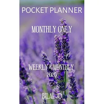 博客來-Pocket Planner Monthly Only: Weekly Monthly Planner 2020: 2020 ...