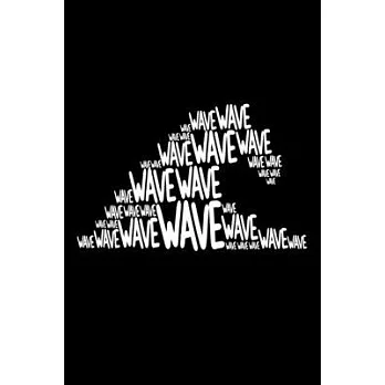 博客來-Wave Notebook: Wide Ruled Line Paper Pages Journal 6 x 9 Inches (15 ...