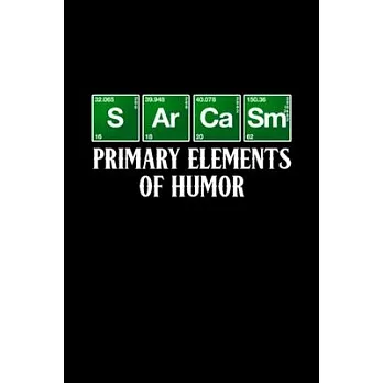 博客來-Sarcasm Elements of Humor Periodic Table Graphic: Blank Lined ...