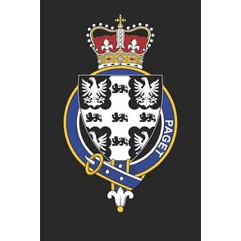 博客來-Paget: Paget Coat of Arms and Family Crest Notebook Journal (6 x 9 ...