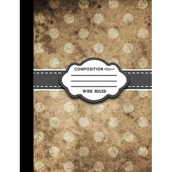 博客來-Composition Notebook: Wide Ruled: Diary For Kids, Journals To Write ...