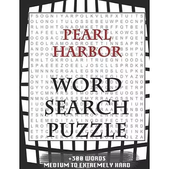 博客來-Pearl Harbor WORD SEARCH PUZZLE +300 WORDS Medium To Extremely Hard ...