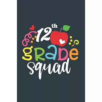 博客來-12 th Grade Squad for students and teacher Gift 12 th Grade Team A ...