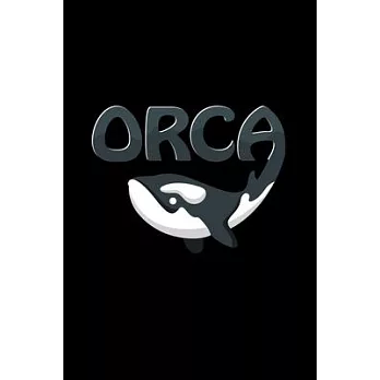 博客來-Orca: 6x9 Orca Killer Whale - blank with numbers paper - notebook ...