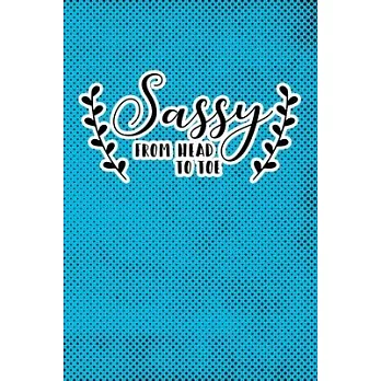 博客來-Sassy From Head To Toe: Blue Punk Print Sassy Mom Journal / Snarky ...