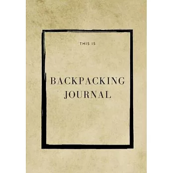 博客來-Backpacking Journal: Hiking & Climbing Travel