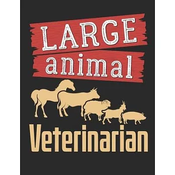 博客來-Large Animal Veterinarian: Veterinarian 2020 Weekly Planner (Jan ...