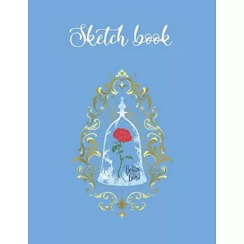 博客來-Composition Book: Disney Beauty And The Beast Enchanted Rose Logo ...