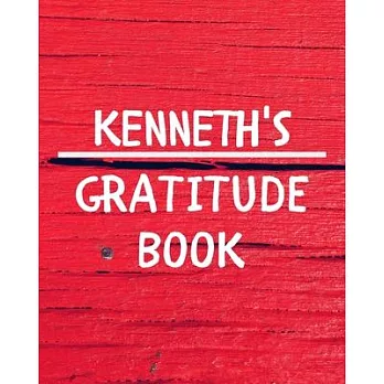 博客來-Kenneth’’s Gratitude Journal: Gratitude Goal Journal Gift for Kenneth Planner / Notebook ...