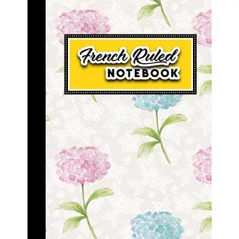 博客來-French Ruled Notebook: Seyes Grid Paper, Seyes Ruled Paper ...