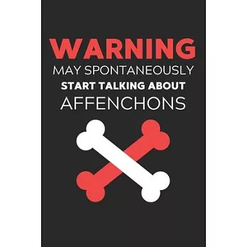 博客來-Warning May Spontaneously Start Talking About Affenchons: Lined ...