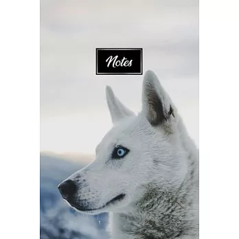 博客來-Siberian Husky Huskies Dog Pup Puppy Doggie Notebook Bullet Journal ...