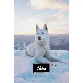 博客來-Siberian Husky Huskies Dog Pup Puppy Doggie Notebook Bullet Journal ...