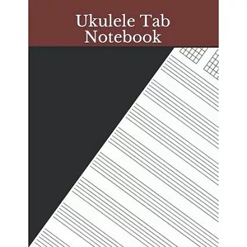 博客來-Ukulele Tab Notebook: Blank ukulele tab notebook - Blank Ukulele ...