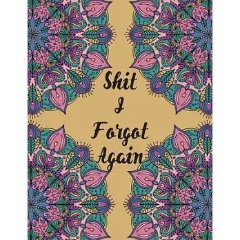 博客來-Shit I Forgot Again: Address Book With Alphabet Index ( Large ...