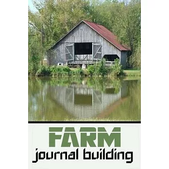 博客來-farm journal building: nderful Blank Lined Gift notebook For farm ...