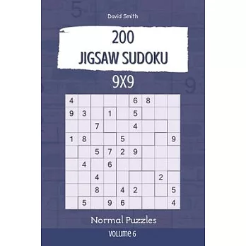 博客來-Jigsaw Sudoku - 200 Normal Puzzles 9x9 vol.6