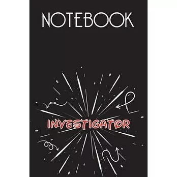 博客來-INVESTIGATOR Notebook, Simple Design: Notebook /Journal Gift ...
