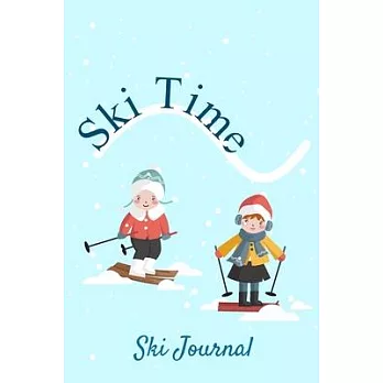 博客來-Ski Journal: v2-8 Ski lined notebook - gifts for a skiier - skiing ...