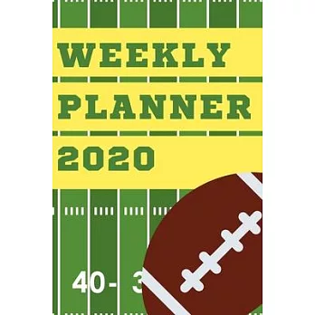 博客來-2020 Weekly Planner: Calendar - Weekly Daily planner with Full page ...