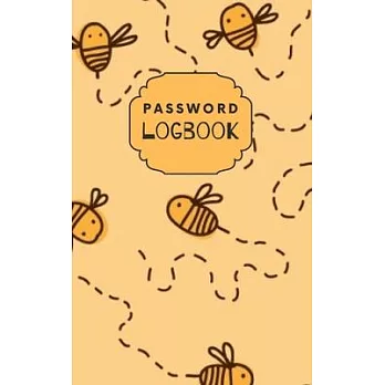 博客來-Password Logbook: Bee Internet Password Keeper With Alphabetical ...