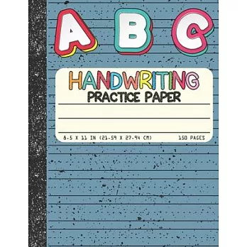 博客來-Handwriting Practice Paper: Dotted Mid-lines 150 Pages Uppercase ...