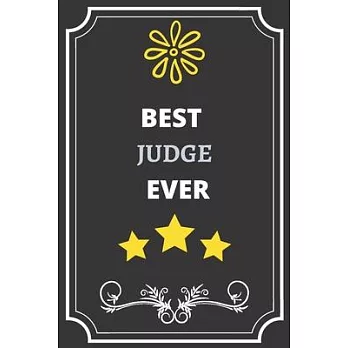 博客來-Best Judge: Perfect Gift For Best Ever Anyone (100 Pages, Blank ...