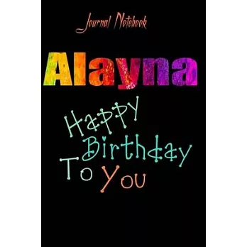 博客來-Alayna: Happy Birthday To you Sheet 9x6 Inches 120 Pages with bleed ...