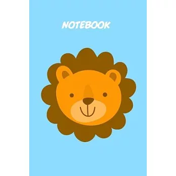博客來-Baby lion kids Notebook [Lined] [6x9] [110 pages]: Cute Animal ...