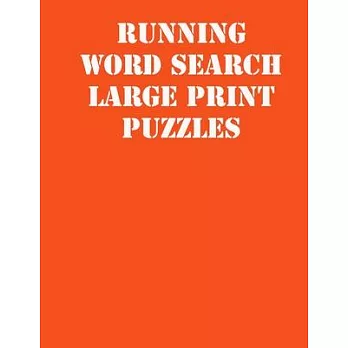 博客來-Running Word Search Large print puzzles: large print puzzle book.8 ...