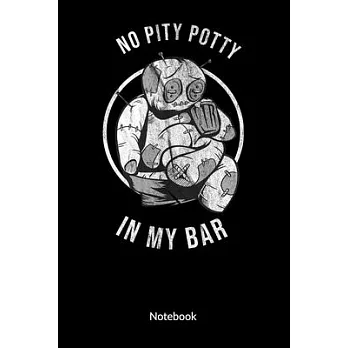 博客來-No pity potty in my bar. Notebook: Bartender Notebook and Journal ...