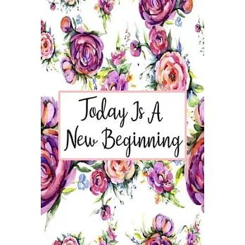 博客來-Today Is A New Beginning: Cute 12 Month Floral Agenda Organizer ...