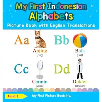 博客來-My First Indonesian Alphabets Picture Book with English ...
