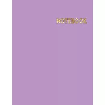 博客來-Notebook: Classic Notebook - Large (8.5 x 11 inches) -: 100 Pages ...
