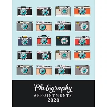 博客來-Photography Appointments 2020: 8.5＂ X 11＂ hourly appointment book ...