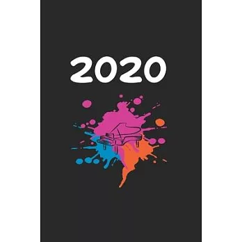 博客來-Daily Planner And Appointment Calendar 2020: Piano Hobby And Sport ...