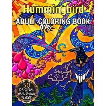 博客來-Hummingbird Adult Coloring Book: Featuring Charming Hummingbirds ...
