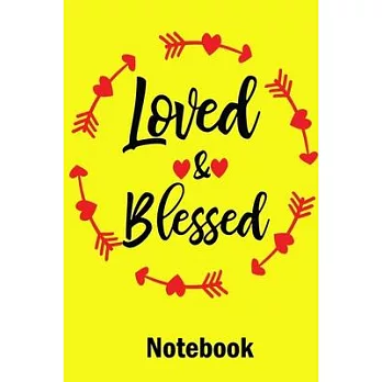 博客來-Loved & Blessed Notebook: Valentine’’s Day Notebook Journal Perfect ...
