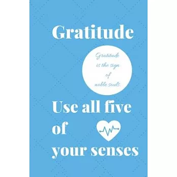 博客來-Gratitude Journal Use all Five of Your Senses: (Daily habit ...