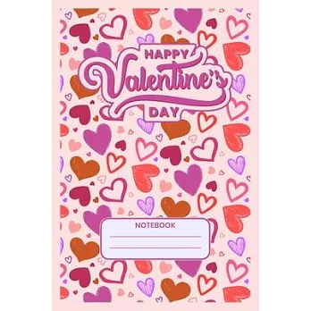 博客來-Happy Valentines Day: Blank Line Journal Notebook For Valentines ...