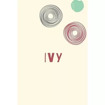 博客來-Ivy: Personnalized notebook for girls & Women: Pretty Vintage lined ...