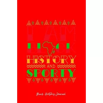 博客來-Black History Journal: I Am Black History Sporty Cool Black History ...