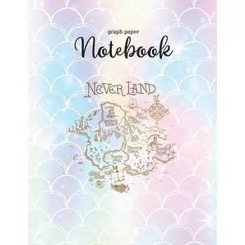 博客來-Graph Paper Notebook: Disney Peter Pan Ticktock The Crocodile Graph ...