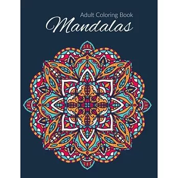博客來-Mandala Coloring Book: Stress Relieving Mandala Designs for Adults ...