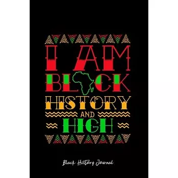 博客來-Black History Journal: I Am Black History High CBD Cool Black ...