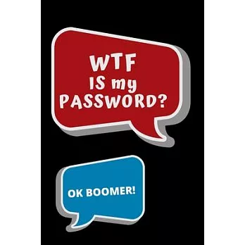 博客來-WTF is my password: Password keeper log book journal - A great gift
